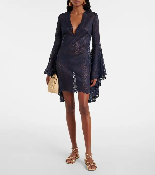 ALEXANDRA MIRO Kara Lace Beach Dress