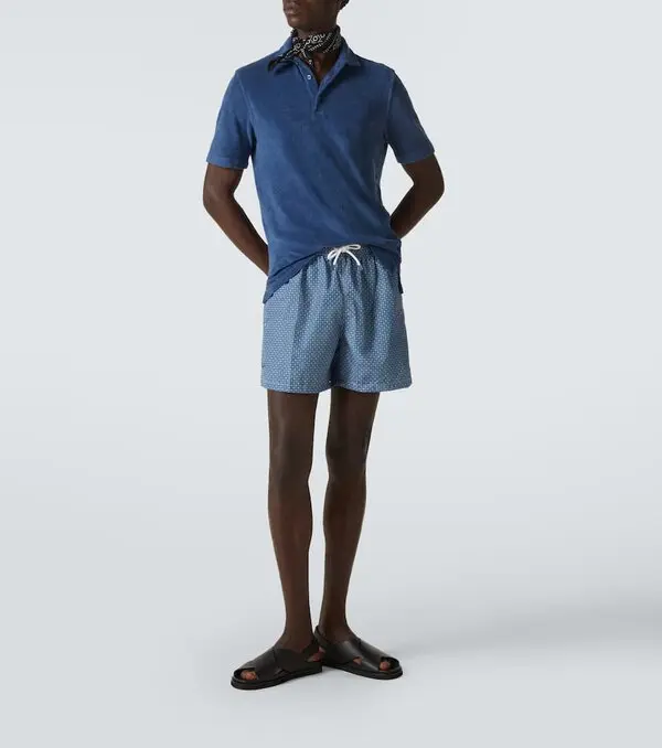 Fedeli Mondial Cotton Terry Polo Shirt