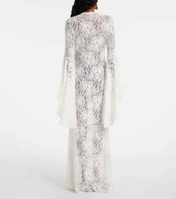 ALEXANDRA MIRO Kara Lace Beach Dress