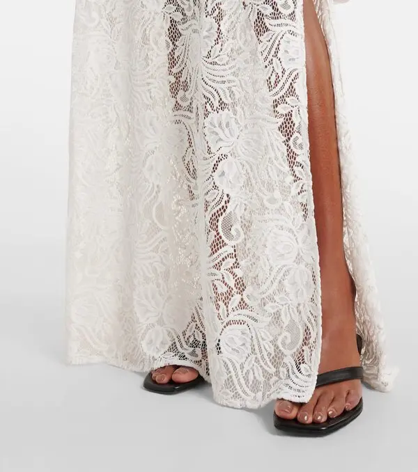 ALEXANDRA MIRO Kara Lace Beach Dress
