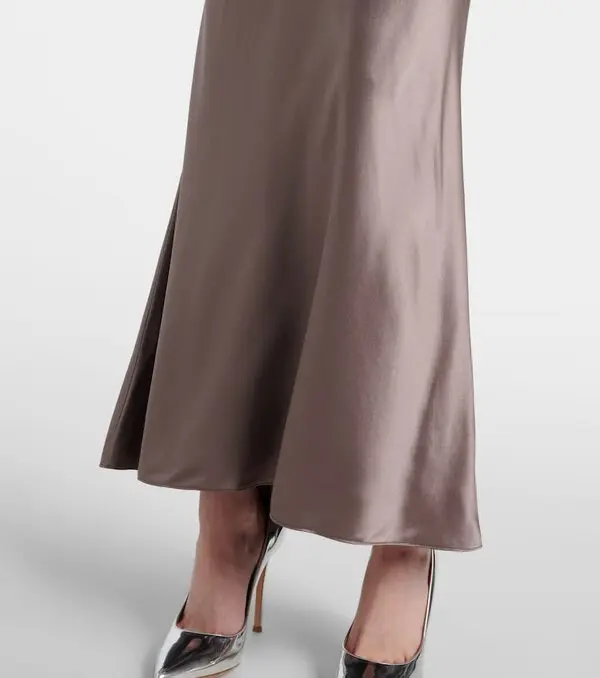 THE SEI Silk Charmeuse Maxi Skirt