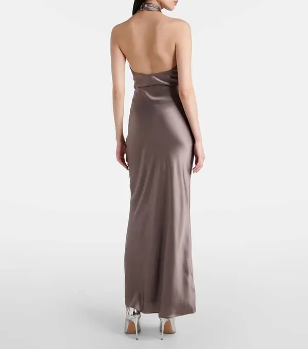 THE SEI Silk Charmeuse Maxi Skirt