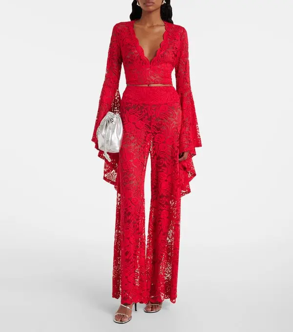 ALEXANDRA MIRO Talia Lace Top