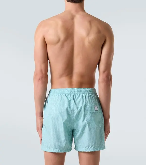 Fedeli Madeira Printed Swim Trunks
