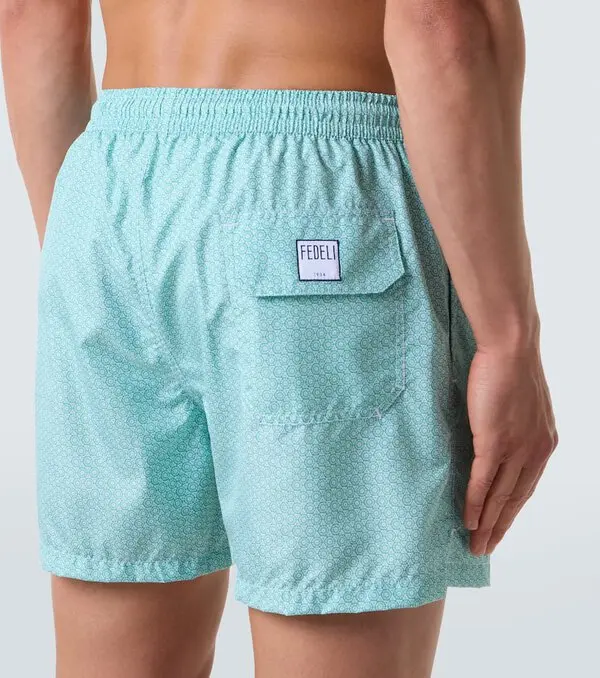 Fedeli Madeira Printed Swim Trunks