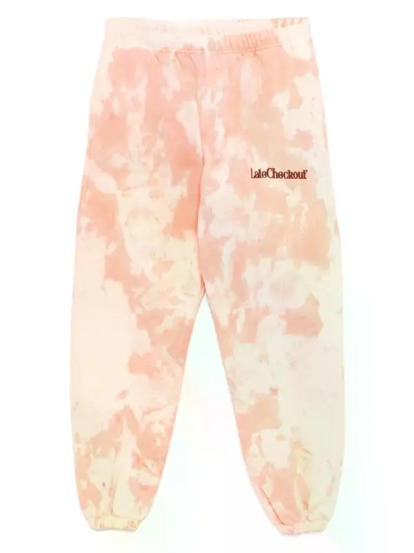 STAIN SHADE Tie-dyed Pants - Orange