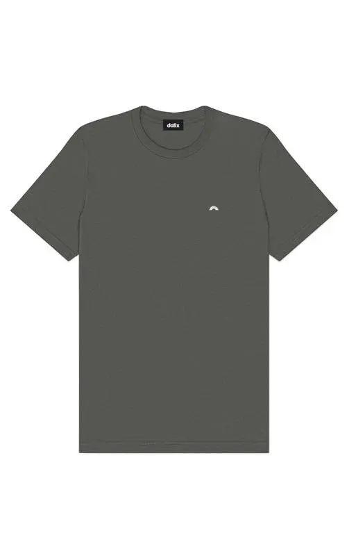 DALIX Lil Rainbow Lightweight Jersey Tee - Asphalt Gray