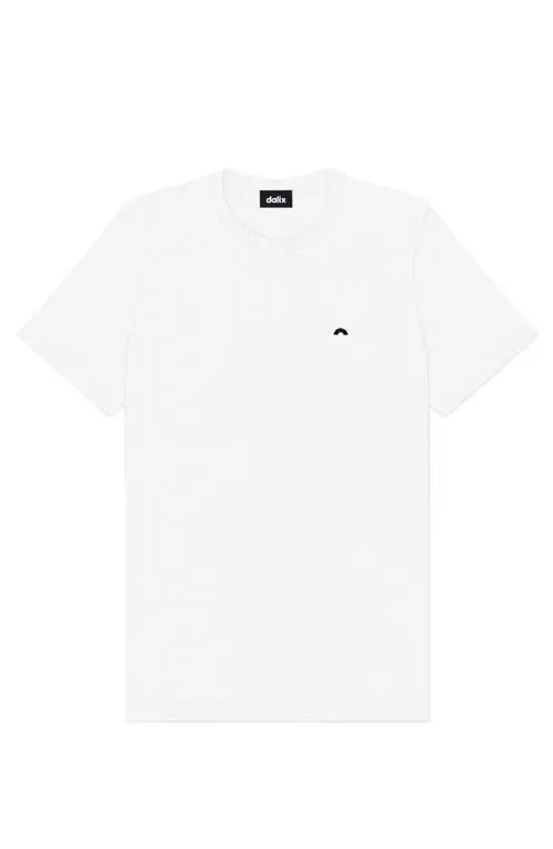 DALIX Lil Rainbow Lightweight Jersey Tee - White