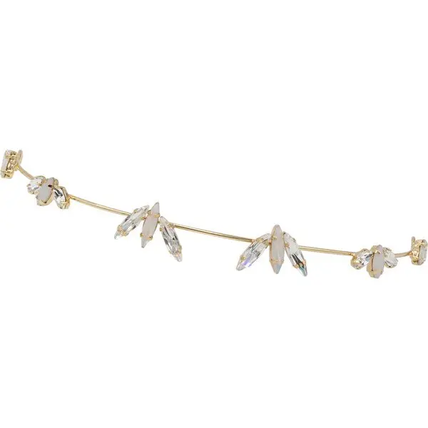 Brides & Hairpins Meara Austrian Crystal & Opal Halo Comb - Gold