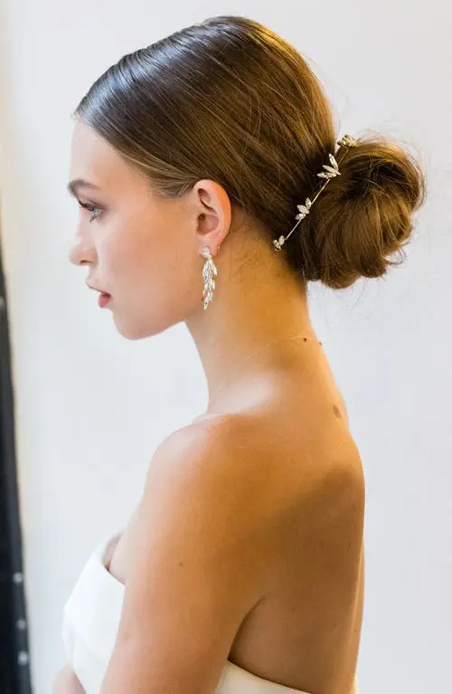 Brides & Hairpins Meara Austrian Crystal & Opal Halo Comb - Gold