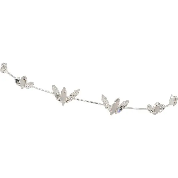 Brides & Hairpins Meara Austrian Crystal & Opal Halo Comb - Silver