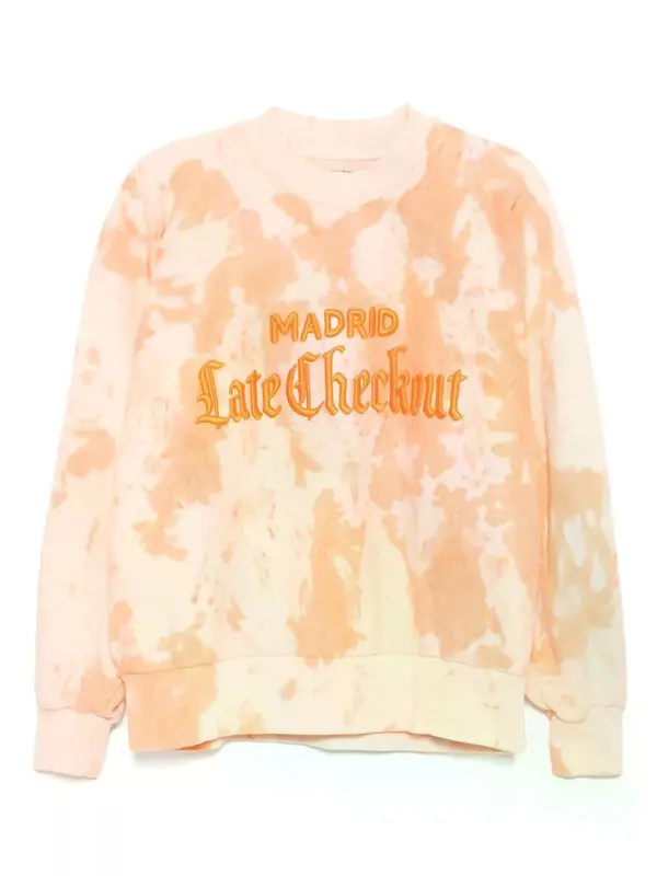 STAIN SHADE Tie-dyed Sweatshirt - Orange