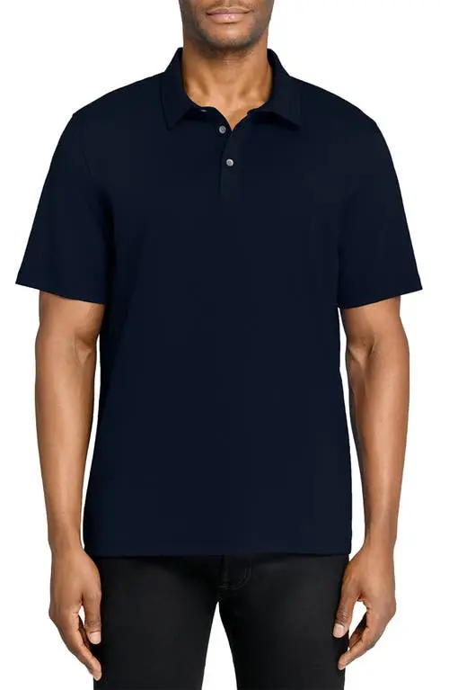 W.R.K Solid Reworked Slim Fit Polo - Navy