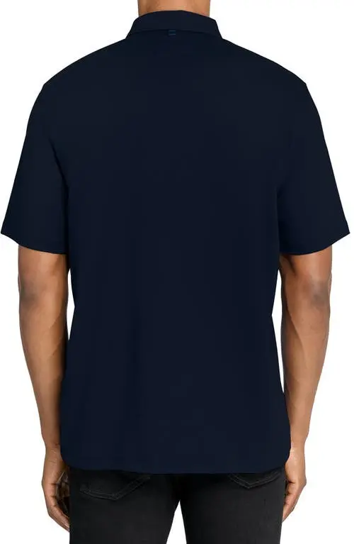 W.R.K Solid Reworked Slim Fit Polo - Navy