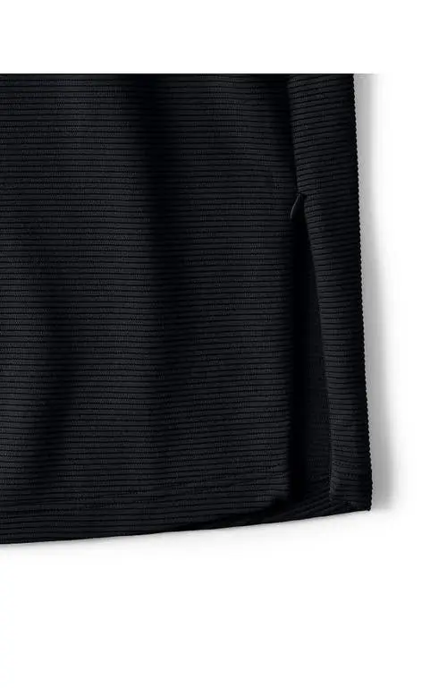 LANDS' END Starfish Side Zip Midi Skirt - Black