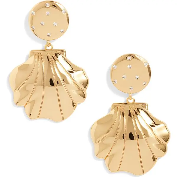 FRASIER STERLING Formentara Drop Earrings - Gold