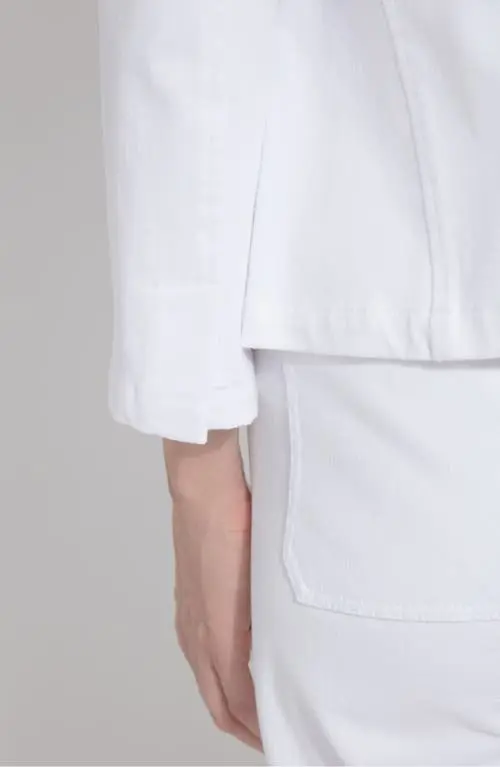 Lyssé Bracelet Sleeve Blazer - White
