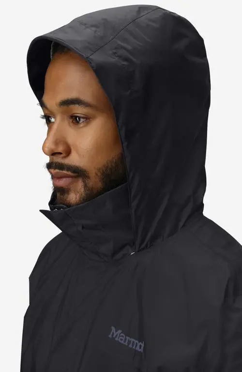 MARMOT Precip® Waterproof Hooded Jacket - Black