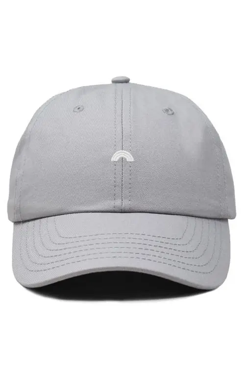 DALIX Lil Rainbow Baseball Cap - Gray