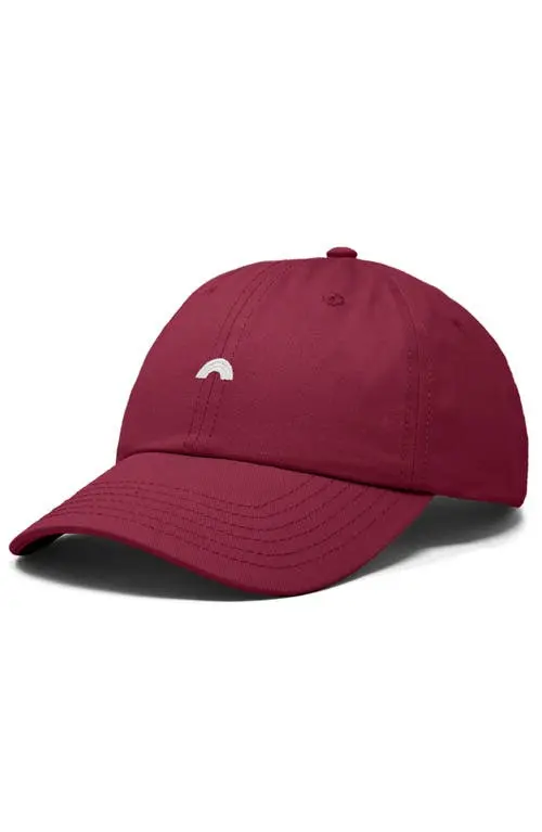 DALIX Lil Rainbow Baseball Cap - Maroon