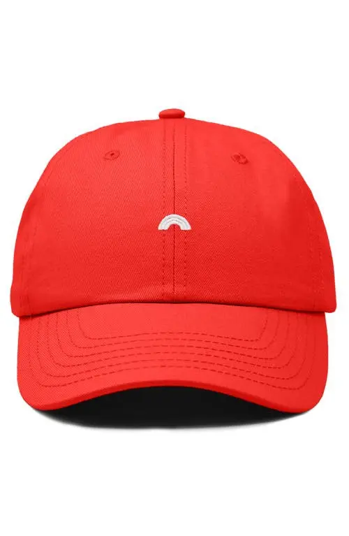 DALIX Cotton Baseball Cap - Red