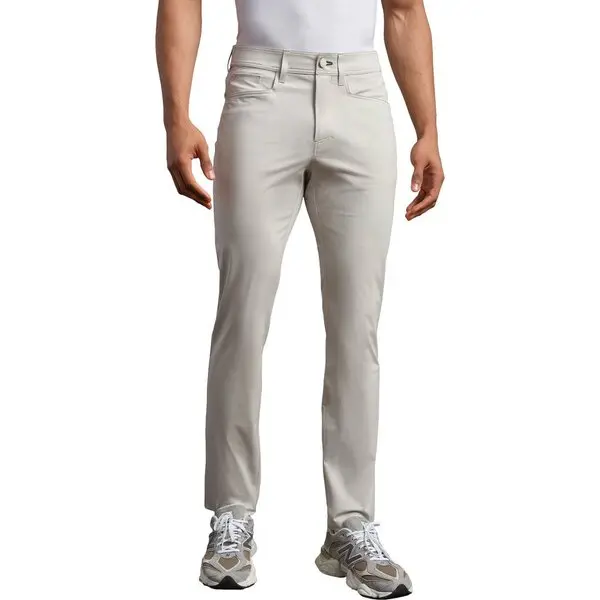 RHONE Slim Leg Flyweight Pants - Stone