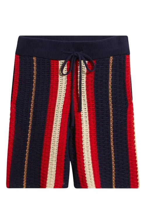 MAVRANS Striped Knit Shorts