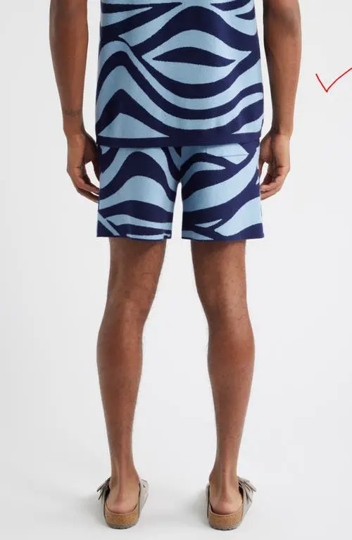 MAVRANS Wave Knit Shorts