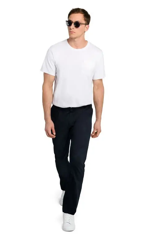 W.R.K Slim Fit Twill Chino Pants - Navy