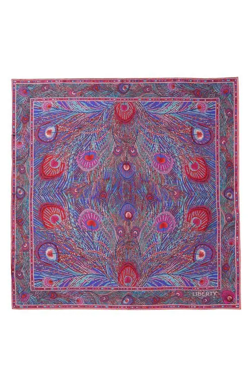 Liberty Hera Silk Square Scarf - Purple