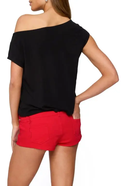EDIKTED One-shoulder Top - Black