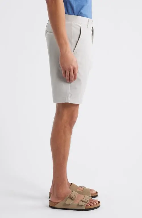W.R.K Flat-front Chino Bermuda Shorts - Stone