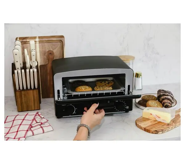 WILLOW Compact 4-slice Toaster Oven With Bakingrack