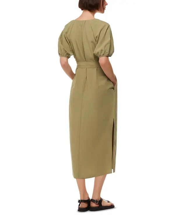 knee length dresses for ladies Peach Ariella Halter Neck Dress: Embroidered Floral Sequin Summer Maxi –  OOTO CLOTHING main image 1