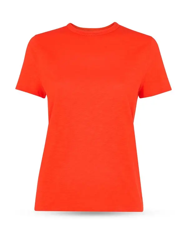 Whistles Posie Double Trim Tee - Red