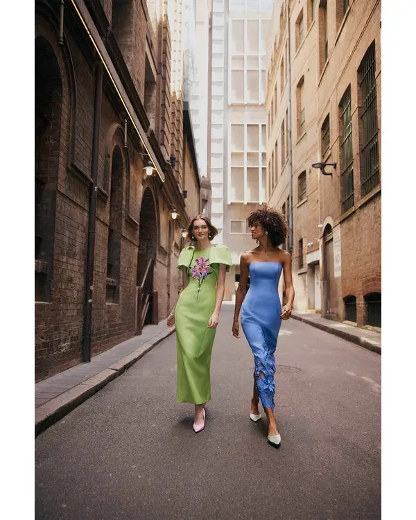 Leo Lin Rayna Maxi Dress - Moonlight - 40% Off | Editorialist