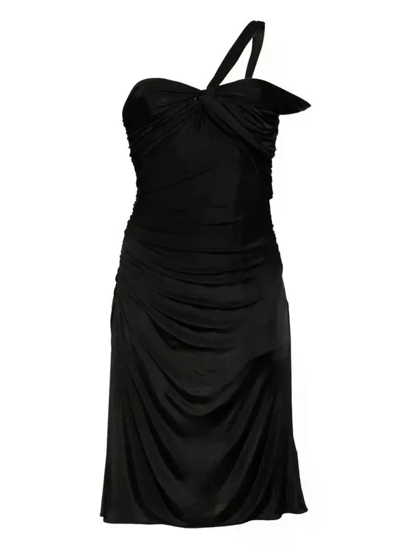 TOM FORD Twisted One-shoulder Midi Dress
