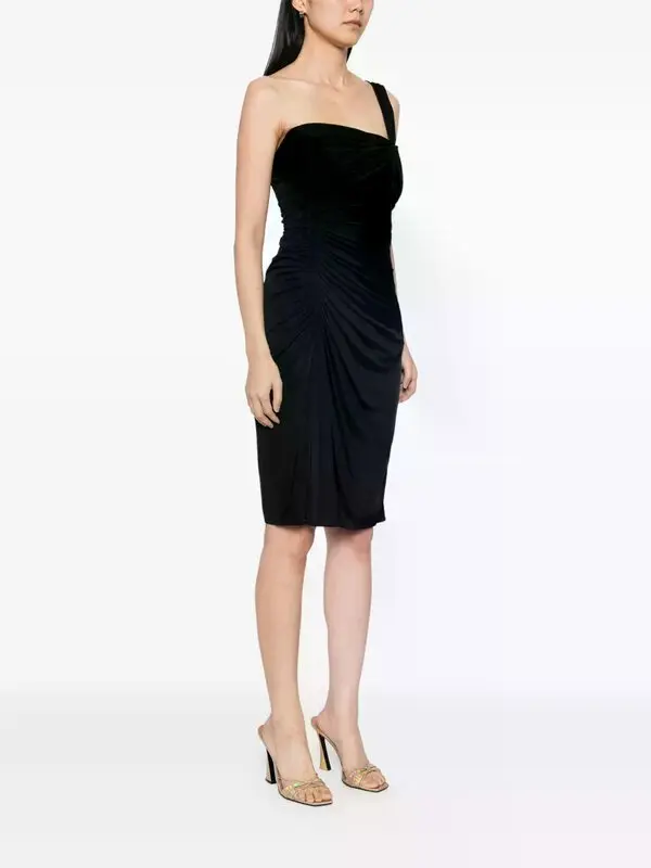 TOM FORD Twisted One-shoulder Midi Dress