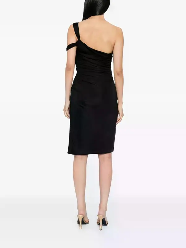 TOM FORD Twisted One-shoulder Midi Dress