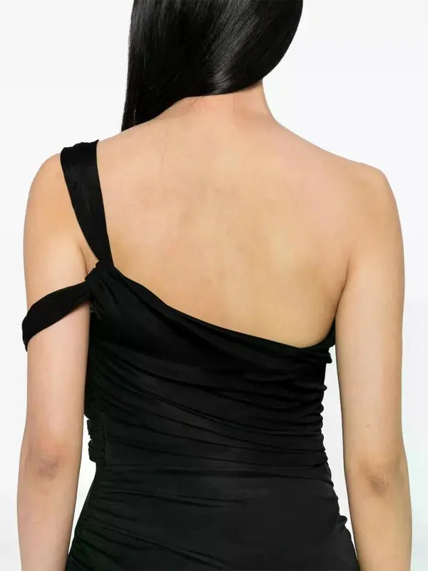 TOM FORD Twisted One-shoulder Midi Dress