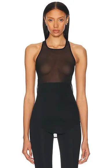 Rick Owens Sheer Jersey Tank Top