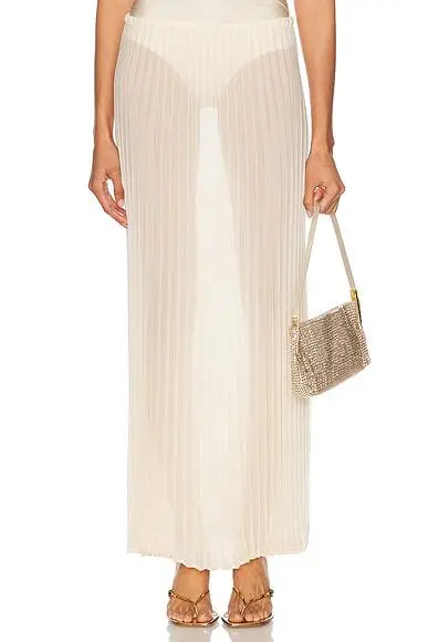 SHANI SHEMER Thora Maxi Skirt - Macademia