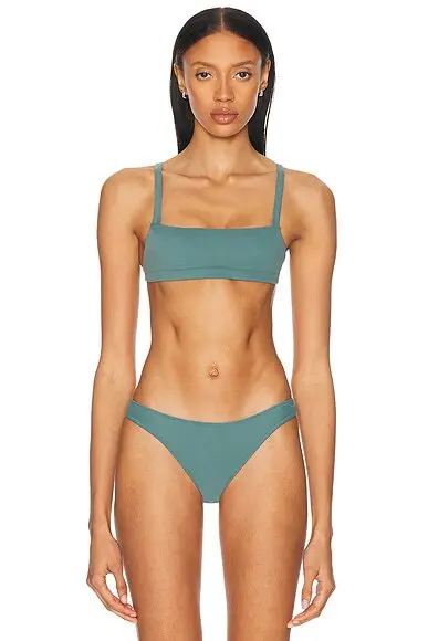 TROPIC OF C Minimal Bralette Bikini Top - Dewdrop
