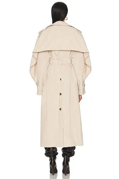Alexandre Vauthier Taffeta Trench Coat