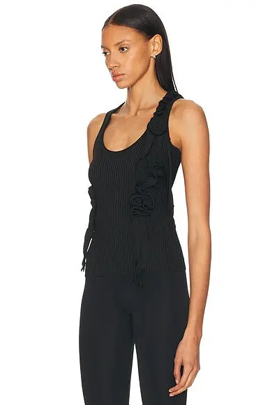 Coperni Knitted Ribbon Tank Top