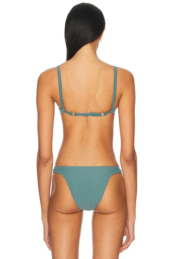 TROPIC OF C Minimal Bralette Bikini Top - Dewdrop