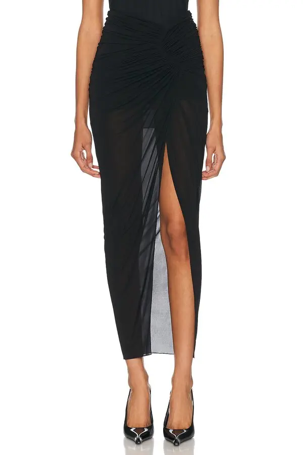 Alexandre Vauthier High Slit Maxi Skirt