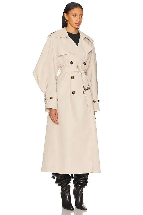 Alexandre Vauthier Taffeta Trench Coat