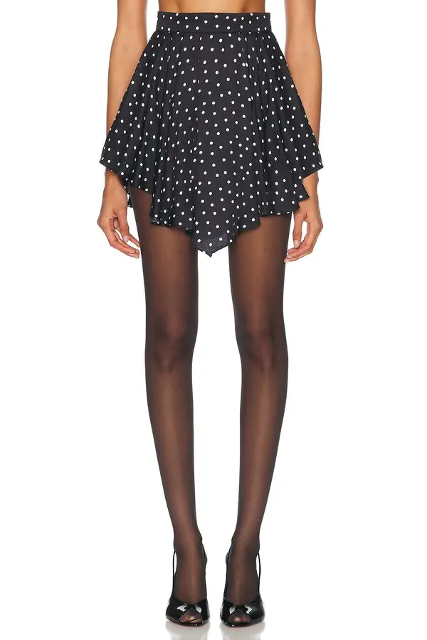 Alexandre Vauthier Polka Dot Mini Skirt