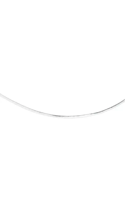 Jenny Bird Zeina Slim Chain Necklace - Platinum